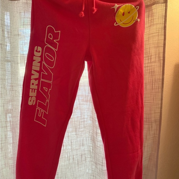Target | Pants & Jumpsuits | Poppi Target Hot Pink Joggers With Graphic ...
